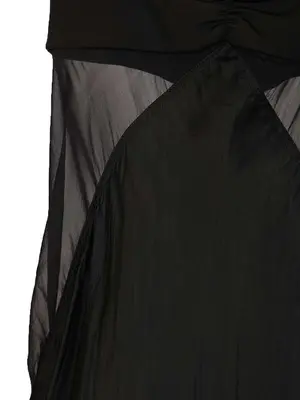 Rick Owens Sheer Panel Long Dress