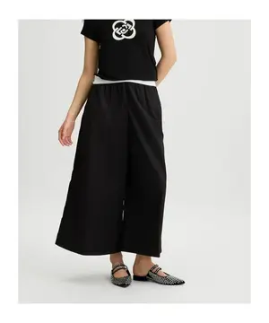 Liu Jo Flare Trousers With Rhinestone Charm