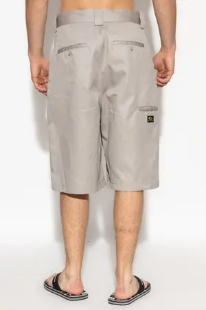 Balenciaga Logo Patch Utility Shorts - Grey