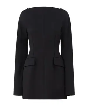 Sportmax Angus Shoulder Pad Mini Dress