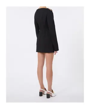 Sportmax Angus Shoulder Pad Mini Dress
