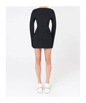 Sportmax Angus Shoulder Pad Mini Dress