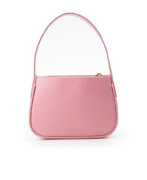 Blumarine Logo Embellished Top Handle Bag - Pink