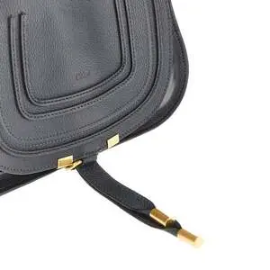 Chloé Small Marcie Leather Tote Bag - Blue