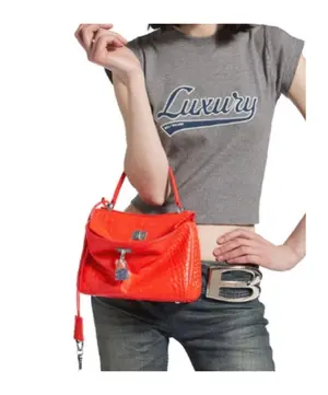 Balenciaga Rodeo Embossed Top Handle Bag