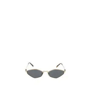 Miu Miu Geometric Frame Sunglasses - Gray