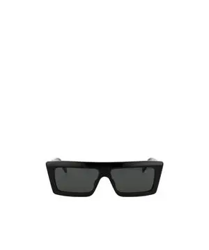 Celine Rectangle Logo Sunglasses - Black