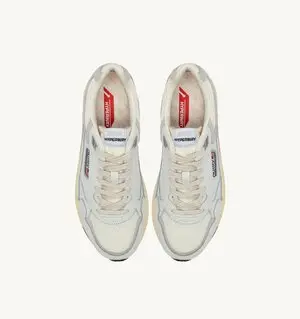 AUTRY Hyperway Lace-up Sneakers - White/grey