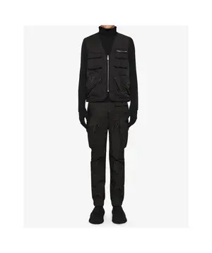 Givenchy Zip-up Logo Embroidered Vest