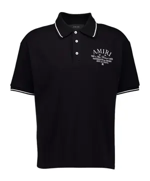 Amiri Short Sleeve Polos For Men