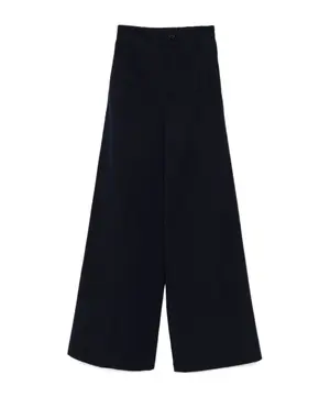 FORTE_FORTE Wide-leg Elasticated Waistband Trousers