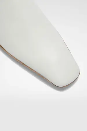 JIL SANDER Square Toe Wedge Mules