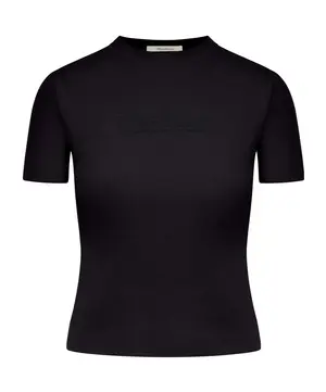 Max Mara Crewneck Short-sleeved T-shirt - Black