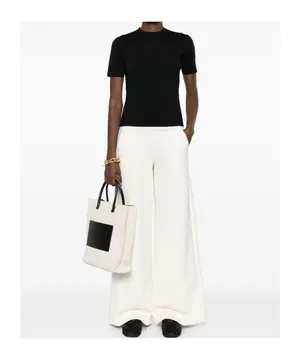 Max Mara Crewneck Short-sleeved T-shirt - Black