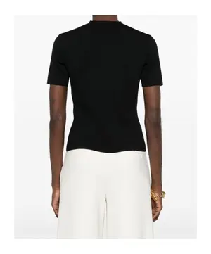 Max Mara Crewneck Short-sleeved T-shirt - Black