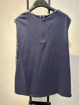 Sportmax Sleeveless Embellished Silk Top
