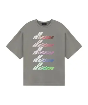 We11Done Multi Logo Print T-shirt
