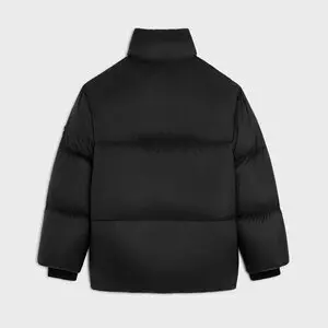 Celine Long Puffer Jacket In Light Nylon