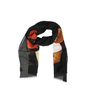 Moschino Printed Scarf - Black