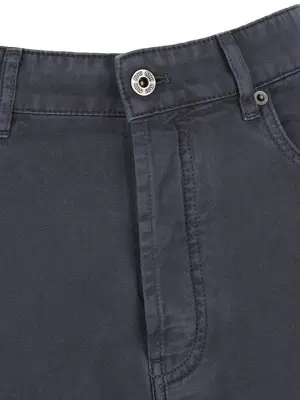 Miu Miu Logo Embroidered Denim Jeans - No