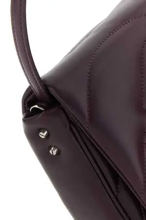 Alexander McQueen Seal Logo Plaque Small Shoulder Bag - Black
