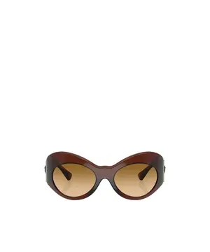 Versace Geometric Frame Sunglasses - Multicolor