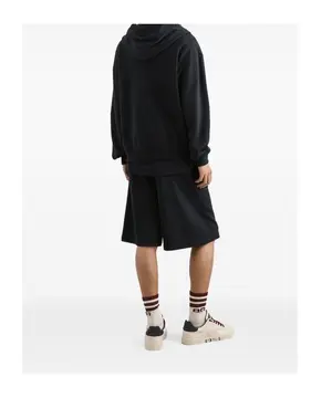 Dolce & Gabbana Logo Patch Zip Hoodie