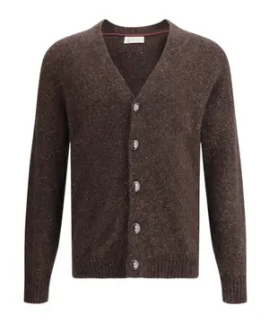 Brunello Cucinelli V-neck Cardigan - Black