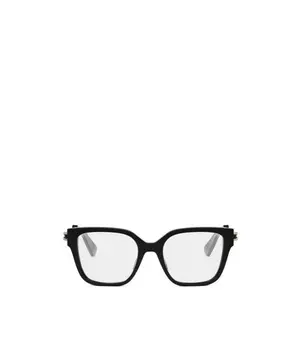 BVLGARI Square Frame Eyeglasses - Black