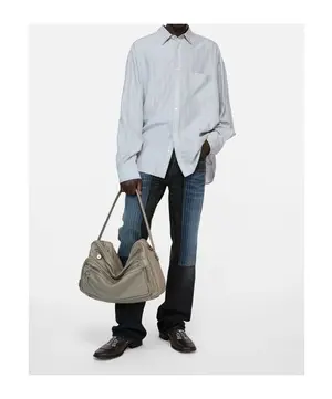 Acne Studios Striped Button-up Shirt - Gray/multicolor