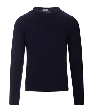 Fedeli Long-sleeved Sweater - Black