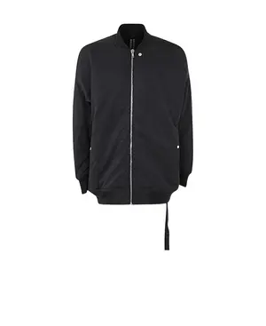 Rick Owens Long Bomber Jacket - Black