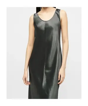 Max Mara Satin Midi Dress