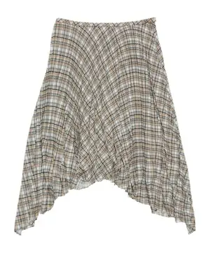 ACNE STUDIOS Acne Studios Checked Asymmetrical Skirt