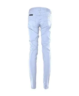 Emporio Armani Straight Slim-fitting Denim Pants - Blue