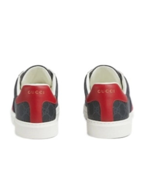 Gucci Ace Low-top Sneakers With Web Detail - Black