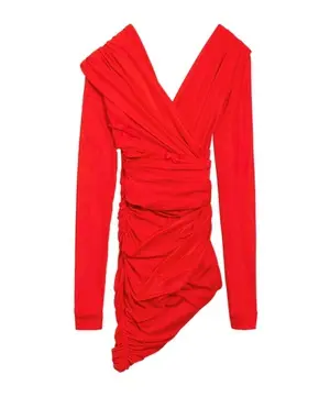 Balenciaga Gathered Dresses