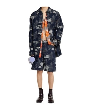 Gucci Printed Short-sleeve Poplin Shirt - Black/white