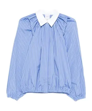 PATOU Long Sleeve Shirt With Striped Pattern
