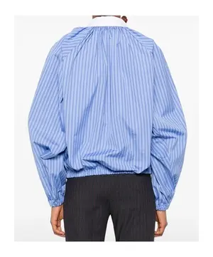 PATOU Long Sleeve Shirt With Striped Pattern