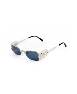 Matsuda Square Frame Sunglasses With Silver Detailing - Multicolor