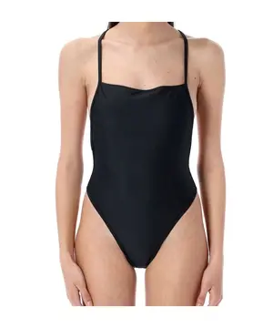Marine Serre Logo Swimsuits