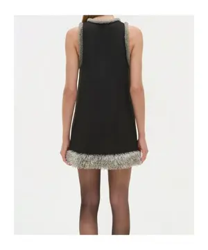 Simkhai Darcy Beaded Fringe Mini Dress
