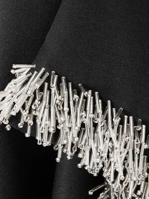 Simkhai Darcy Beaded Fringe Mini Dress