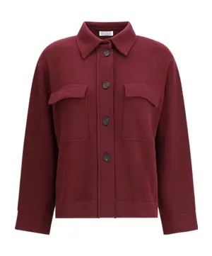 Brunello Cucinelli Single-breasted Cardigan With Button Fastening And Flap Chest Pocket