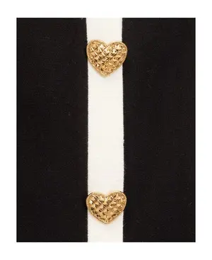 Moschino Zippered Skirt With Heart Detail