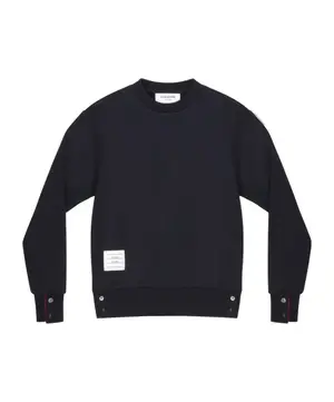 Thom Browne Rwb-striped Crewneck Sweatshirt - Navy Blue