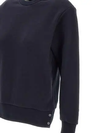 Thom Browne Rwb-striped Crewneck Sweatshirt - Navy Blue