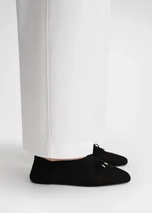 TOTEME The Knitted Ballerina Flats