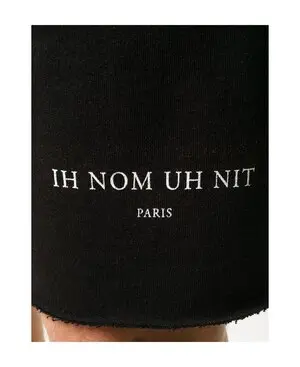 IH NOM UH NIT Logo Fringed Hem Shorts
